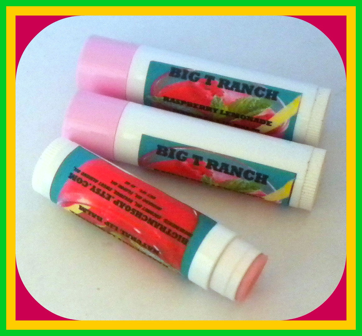 Lip Balm - - All Natural - Raspberry Lemonade - Lip Gloss - Chapstick ...